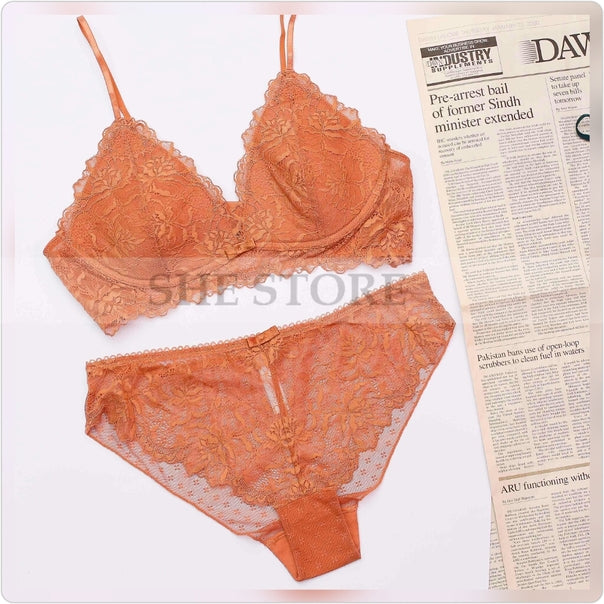 Ellie V Shape Bra Set Non Wired – Shestore.pk