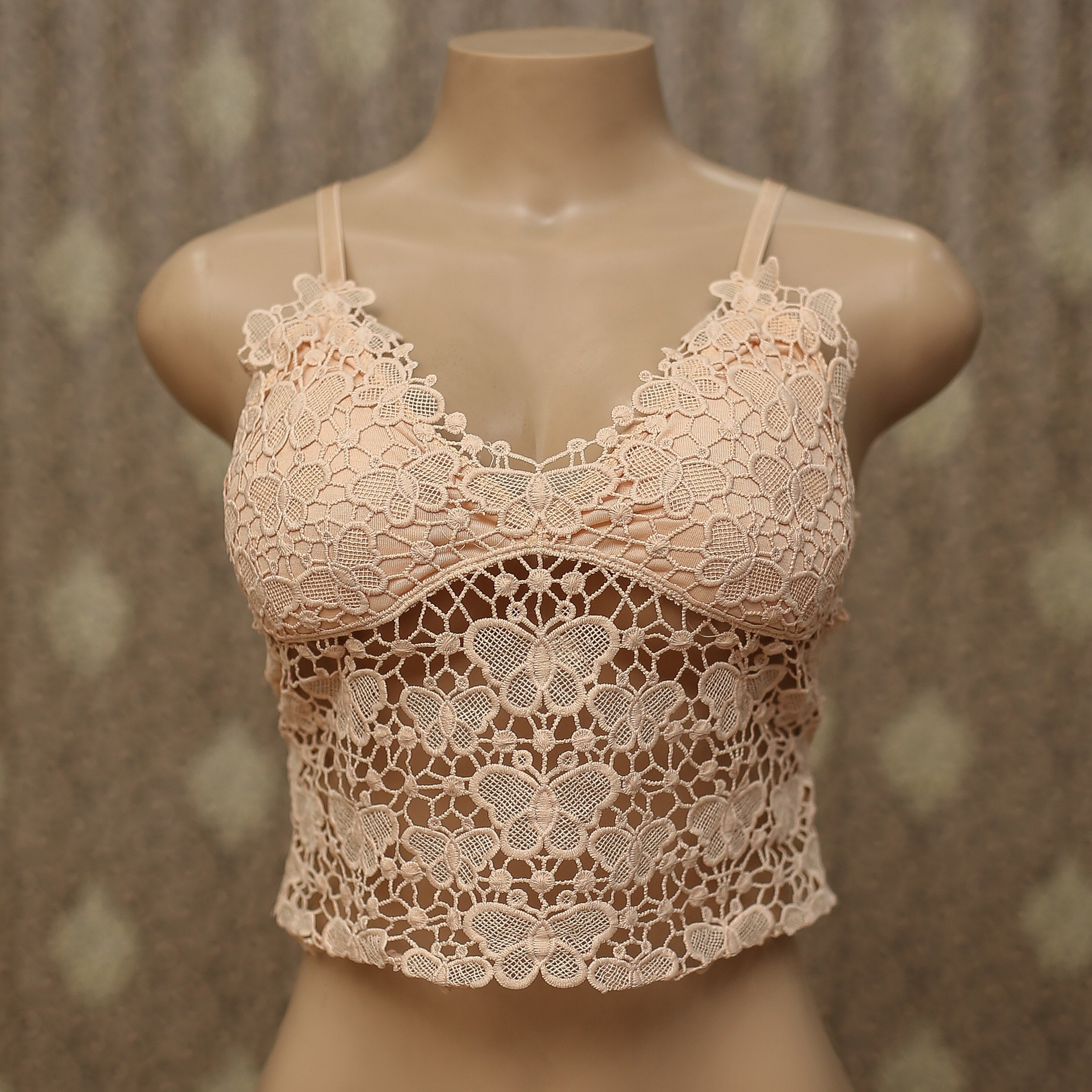 MILA Full Lace Camisole with Padded bra – Shestore.pk